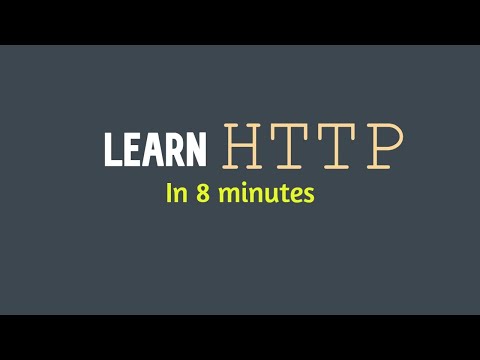 Learn HTTP in 8 minutes
