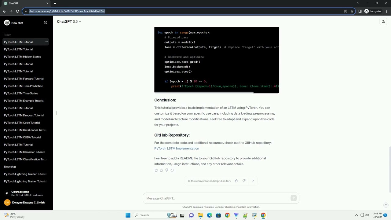 pytorch lstm implementation github