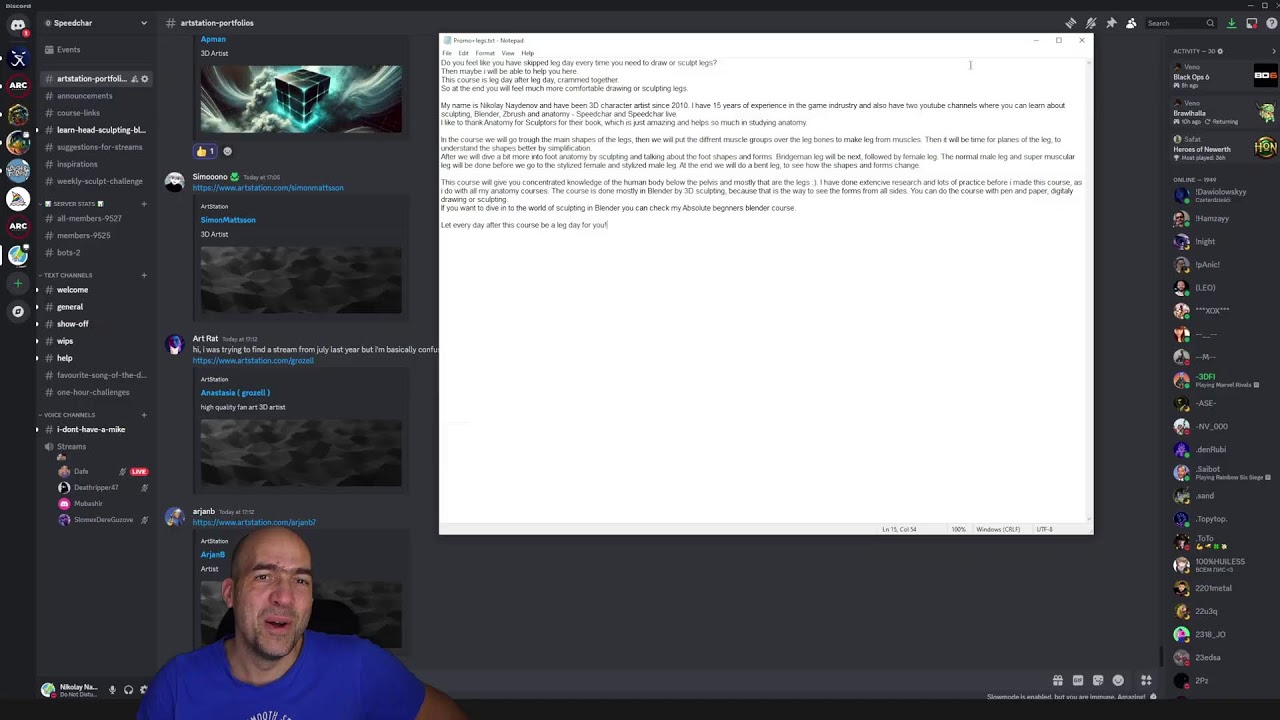 Reviews of Artstation portfolios number 35