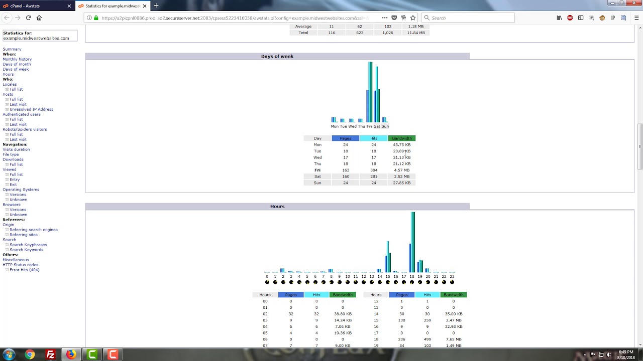 Checking Your Website Stats in cPanel's AWStats