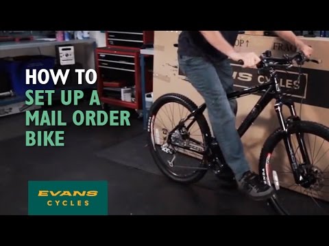 How to set up your bike when it arrives by mail order