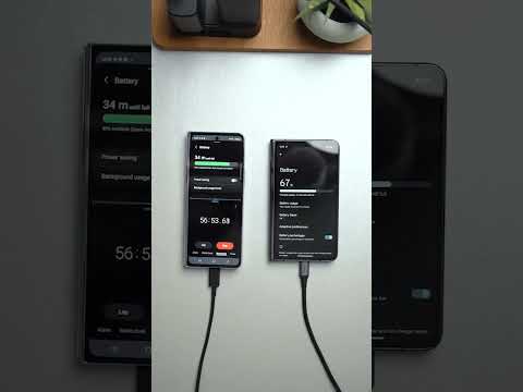 Samsung Galaxy Z Fold 5 versus Pixel Fold charging speedtest
