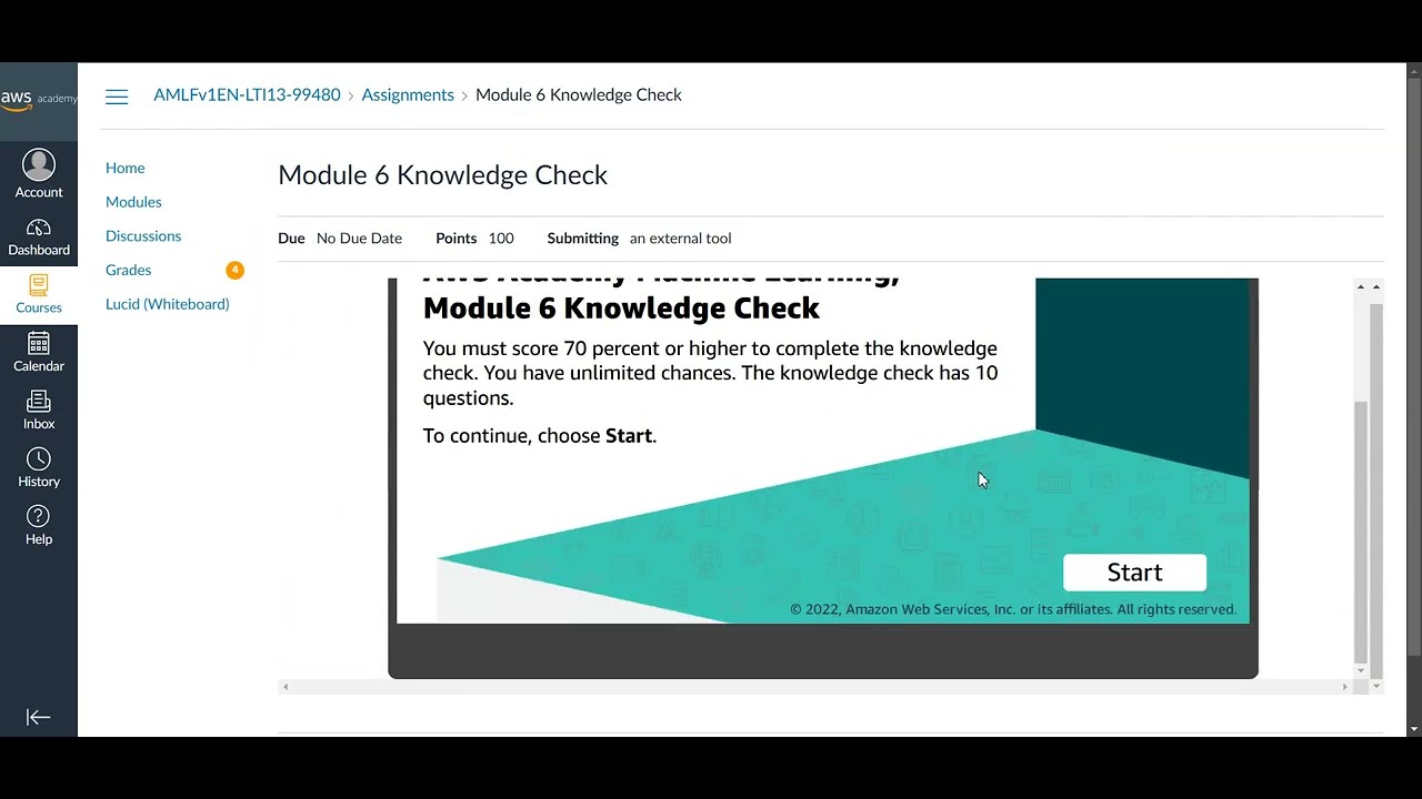 AWS Academy Machine Learning Module 6 Knowledge Check