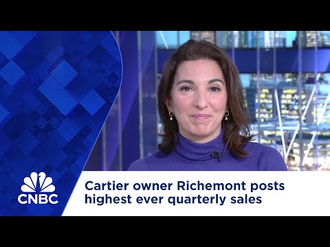 Cartier owner Richemont posts highest ever quarterly sales