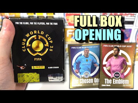 *NEW* FIFA CLUB WORLD CUP 2025 BOX OPENING | 50 Football Sticker Packs | New Collection
