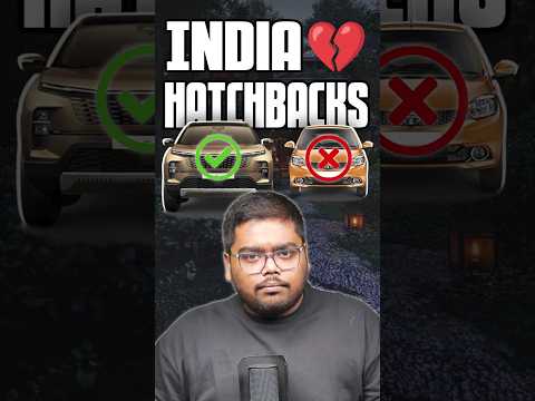 India 💔 Hatchbacks #shorts #hatchback #marutisuzuki #trend #hyundai #honda #suv #informative #cars24