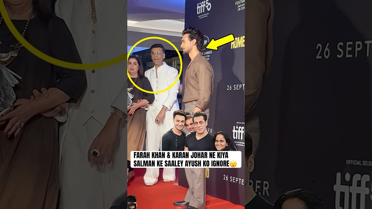 Farah Khan & Karan Johar Ignored Aayush Sharma during Homebound Screening 😮