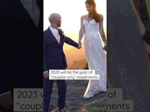 Elope- Just the two of you for total intimacy! #weddingvideo #elopement