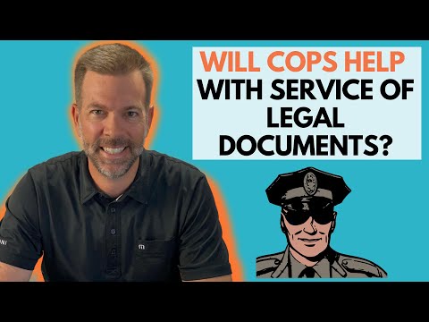 Will the COPS help you serve legal documents?