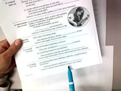 Unit 1 - Synonyms/Antonyms