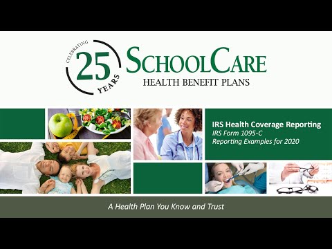 IRS Health Coverage Reporting - Form 1095-C Examples for 2020