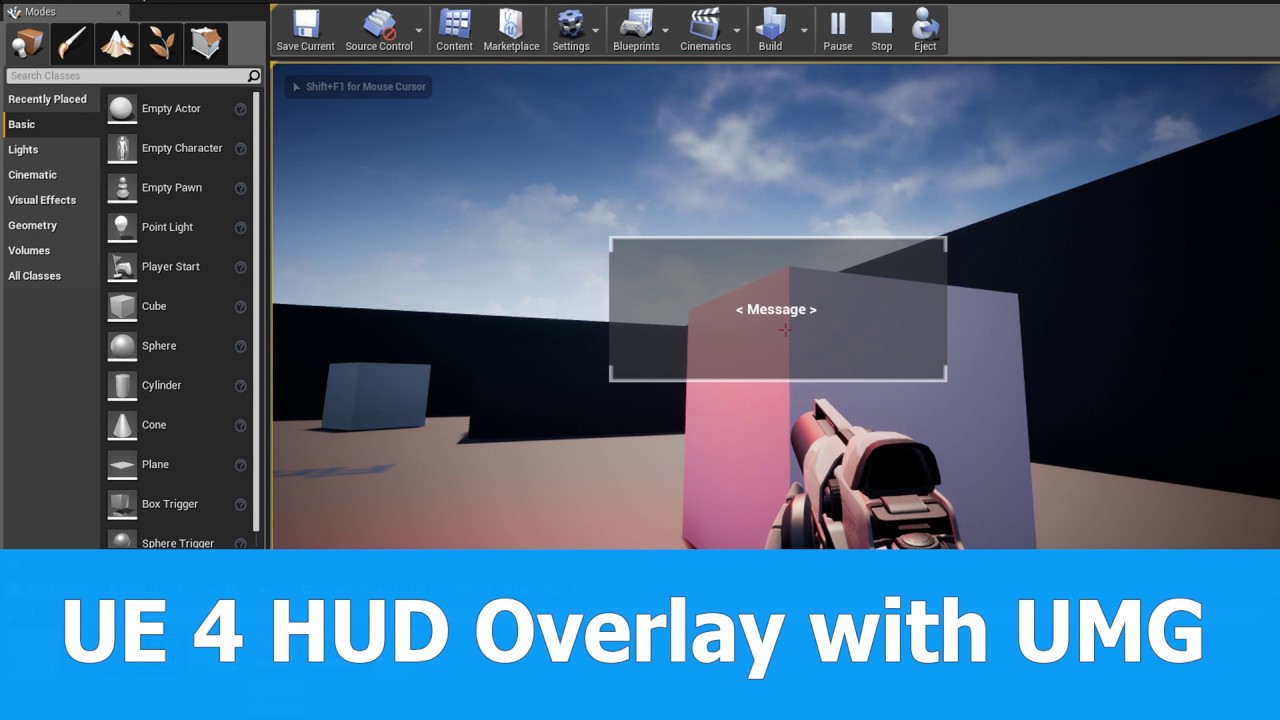 Unreal Engine 4 HUD: Widget Blueprint Tutorial