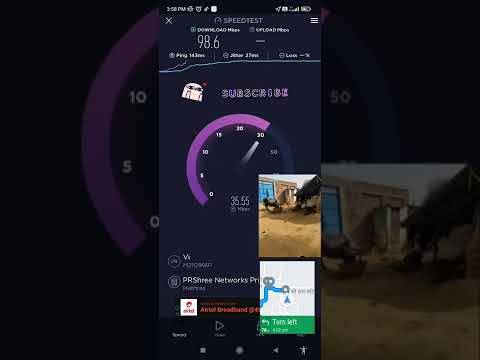 Getting 100mbps with mobile data at my village & facecam #shorts #speedtest #ookla