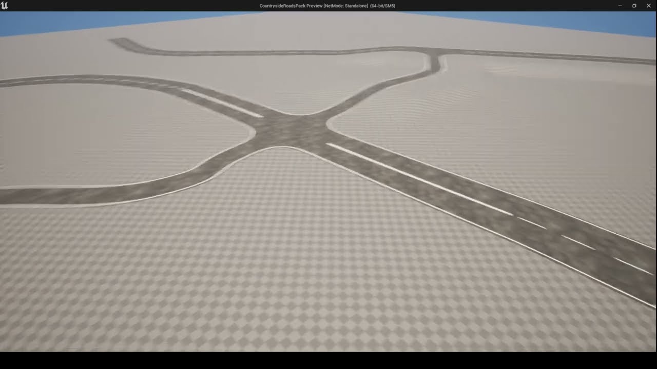 UE5 Tutorial - How to Create Road Junctions and Intersections