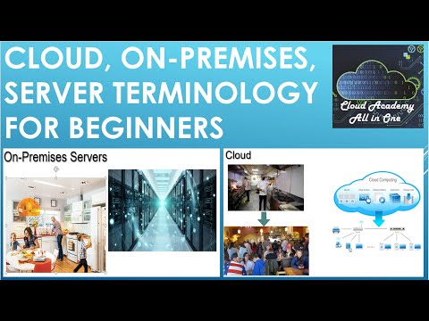 Cloud, On premises, Server Terminology for beginners