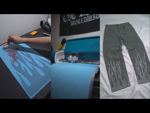 How To Easily Make Rhinestone Transfers With Your Cricut Vinyl Cutter