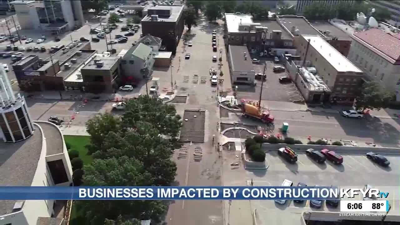 Construction on North Third Street and Thayer affecting some businesses