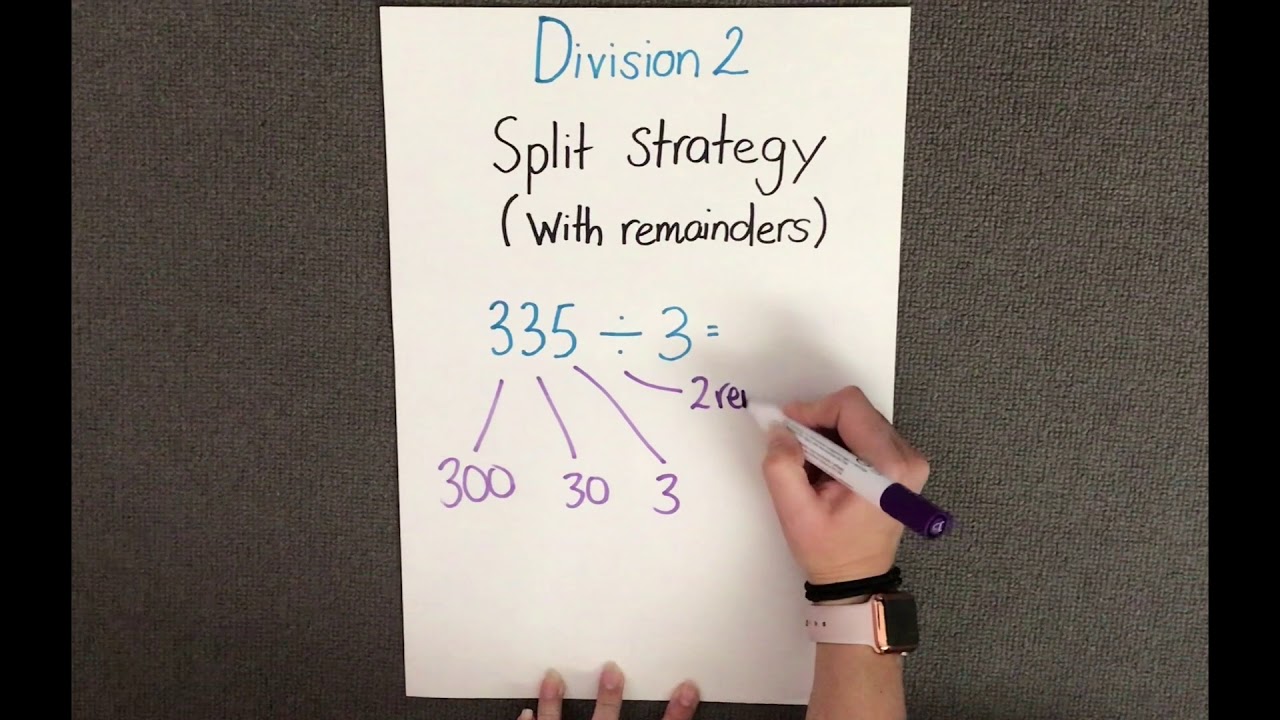 Division 2 - Split Strategy with remainders