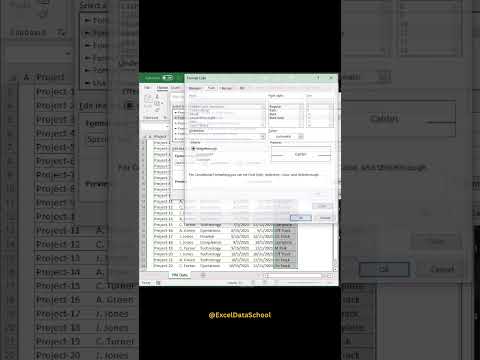 Color code text in Excel with Conditional Formatting