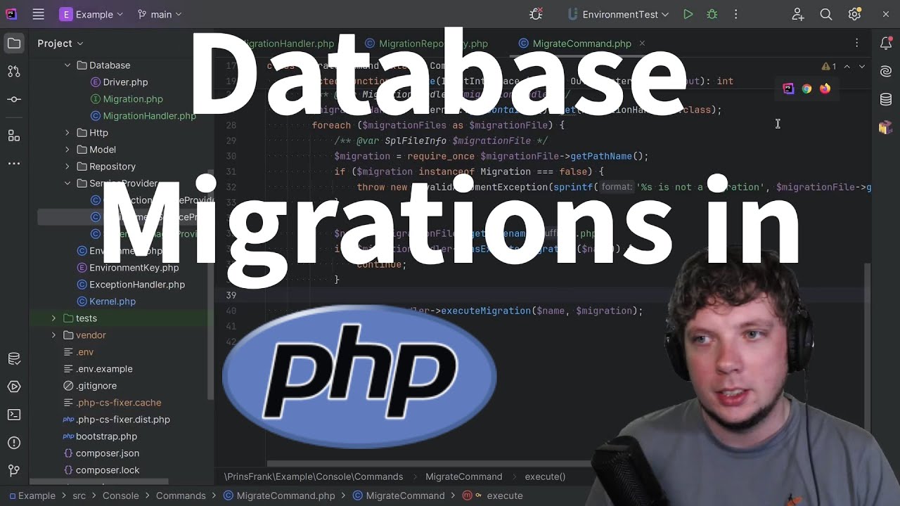Database migrations in PHP