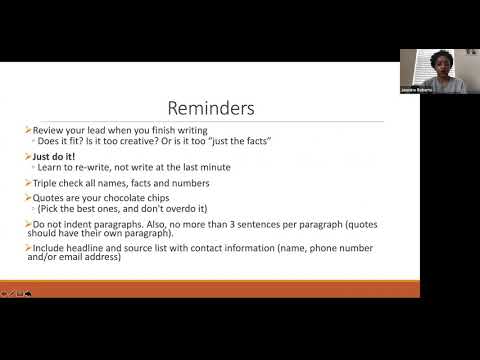 Writing Feature Leads (COMM 2321 9:35 a.m.)