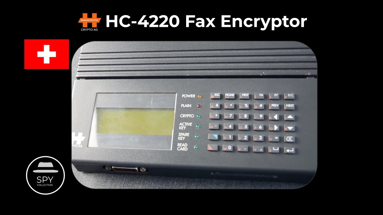 Crypto AG HC-4220 (Hagelin-Cryptos) fax encryptor