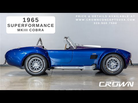 1965 Superformance MKIII Cobra *SOLD* // Crown Concepts C0186