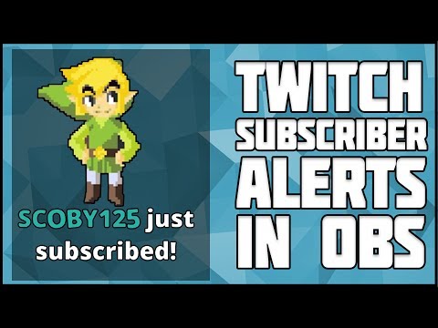 Add Twitch Subs Alerts to OBS! Twitch Sub alerts OBS! Streamlabs tutorial!