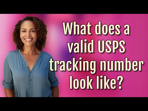 What does a valid USPS tracking number look like?
