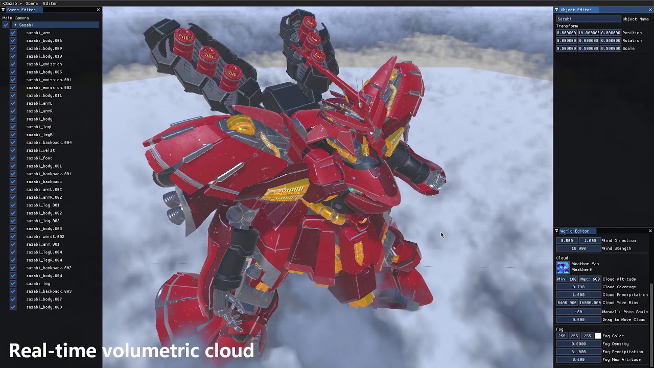 Real-time rendering engine using C++ and OpenGL - Update 2 - Editor
