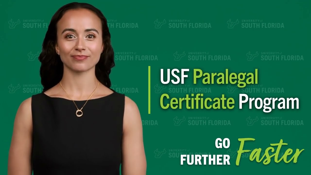 Welcome to the USF Paralegal Certificate!