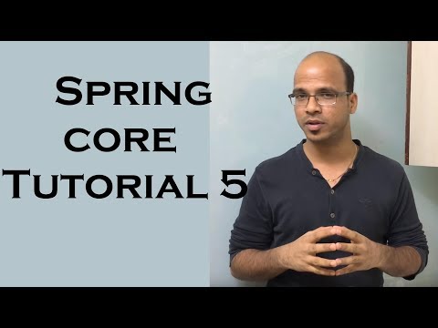 Learn Spring core Framework Tutorial 5 - Mind Luster