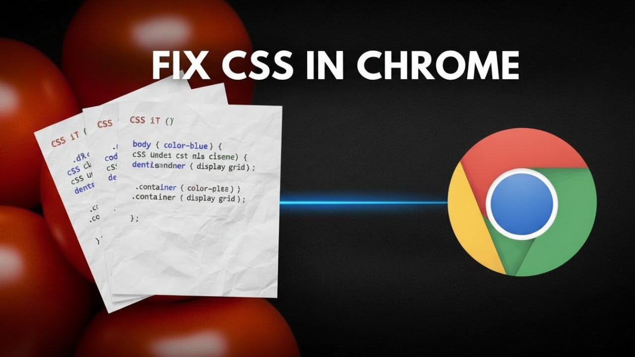 Fix CSS Not Working with HTML in Chrome!