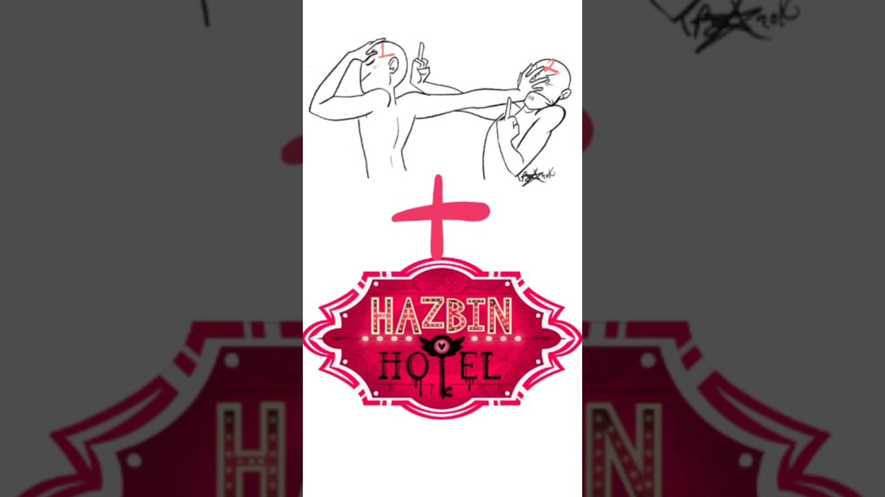 DRAWING HAZBIN HOTEL CHARACTERS ✍️🤣 RANDOM SCENE (Pt.1) #hazbinhotel #random