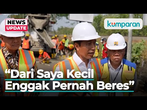 Jokowi Tinjau Langsung Perbaikan Jalan di Jateng, Ditemani Ganjar | kumparan.com