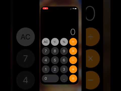 Scientific calculator on a iPhone with the default calculator app #shorts