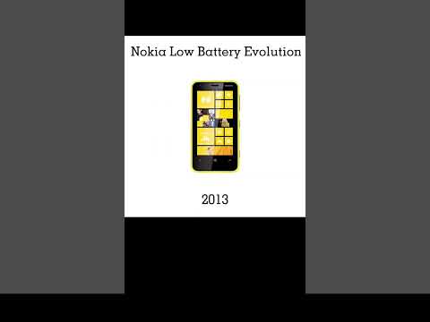 Nokia Low Battery Evolution