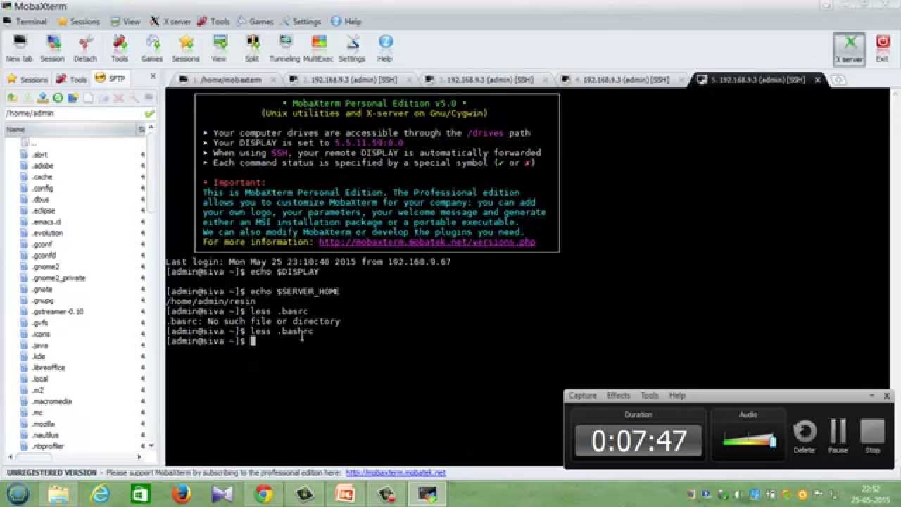 How to set linux environmental variable using .bashrc