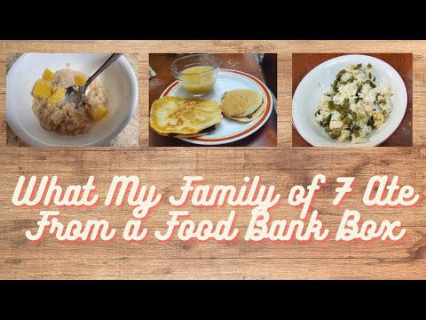 Feeding Our Family With A Food Pantry Box || 21 Servings