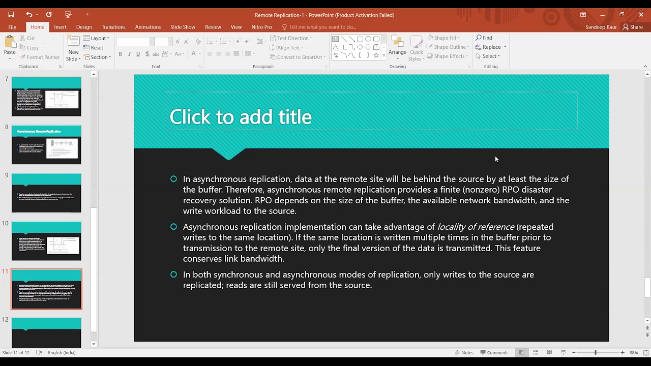 Remote Replication in Storage Technology