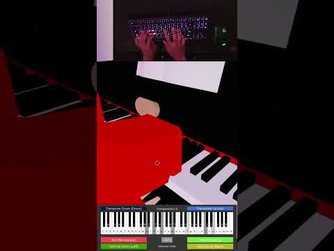 Playing PIANO on a keyboard then IRL Piano in Roblox Got Talent