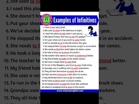 examples of infinitive verbs#viral,