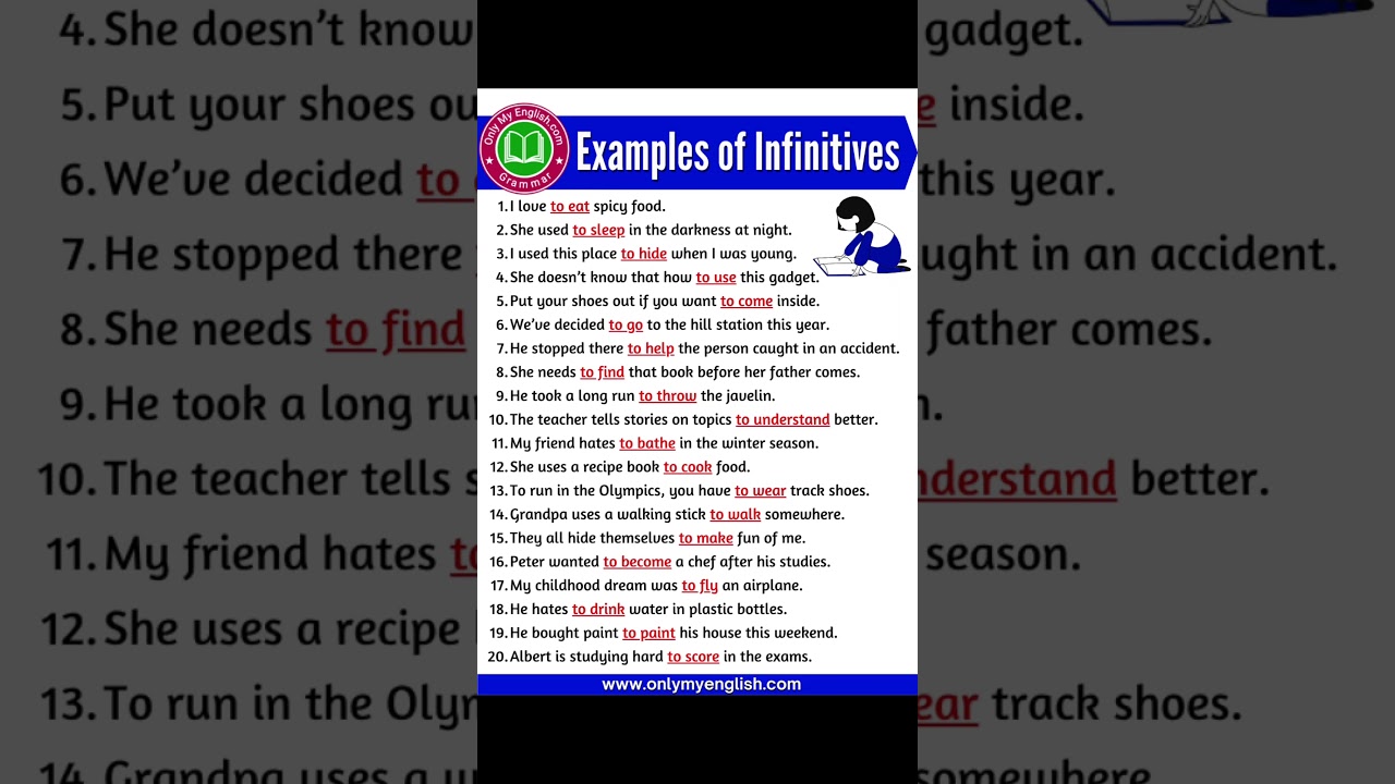 examples of infinitive verbs#viral,