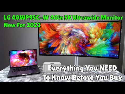 Lg 40WP95C-W 40 in 5K UltraWide Monitor Review - Watch Before you buy!