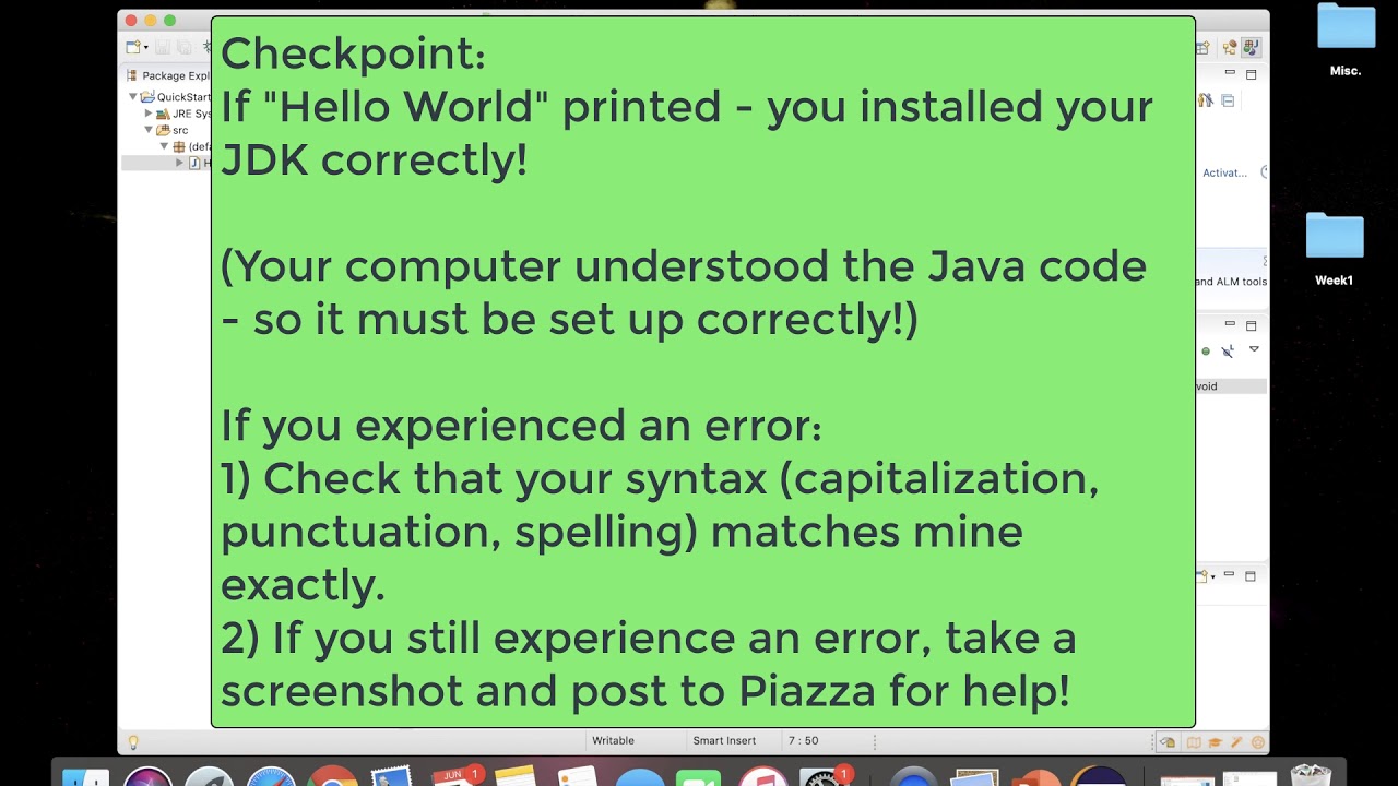 A Quick Start to Programming With Java  With Checkpoint for Setup