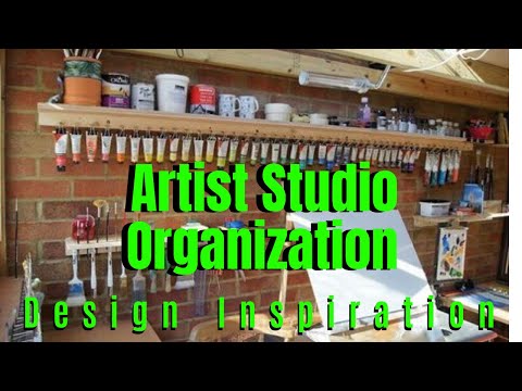 Artist Studio Organization - Best Ideas for Art Supplies Organization
