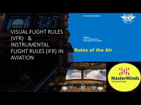 What is VFR -Visual Flight Rules & IFR- Instrumental Flight Rules