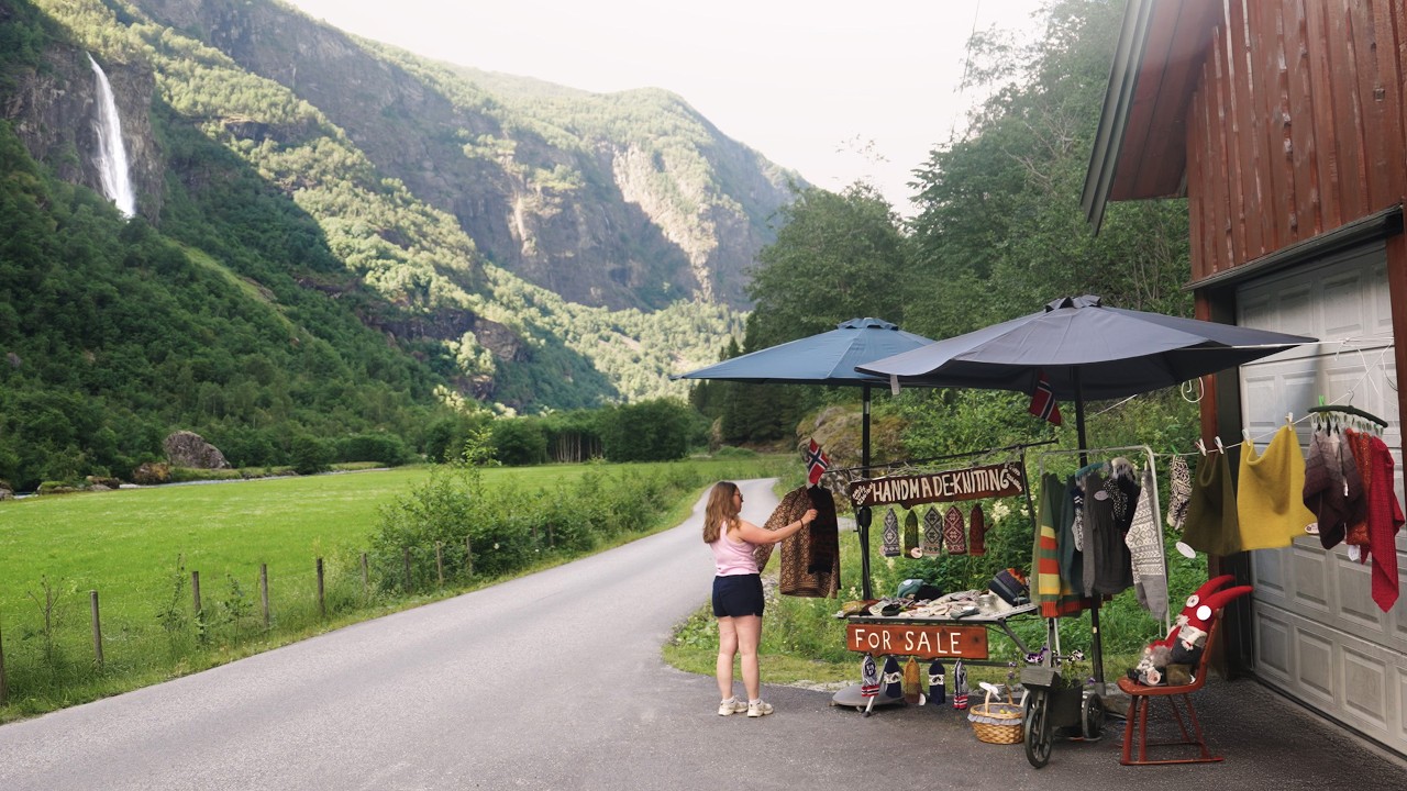 knitting across norway • the journey to bergen