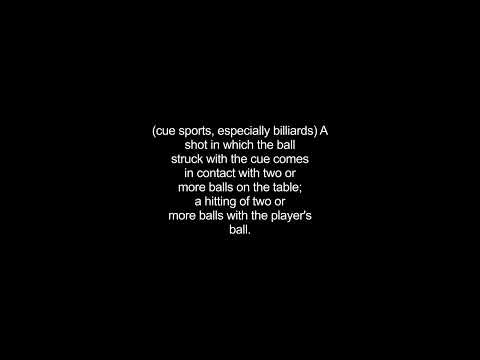 carom video Dictionary meaning and pronunciation