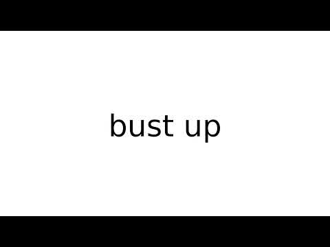 bust up #phrasalverbs #phrasalverb #english #meaning #meanings #definition #definitions